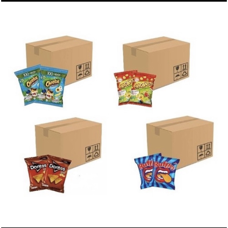 Salgadinho Caixa C/ 60 Mini Doritos Chettos Ruflles Fandangos Kit Caixa C/ 60 Pacotinhos de 22g ...