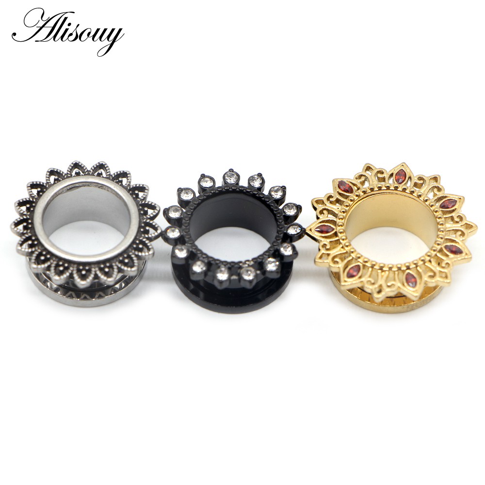 Alisouy 2 Pcs Novos Medidores De Túneis De Ouvido Plugues Pendurados ...