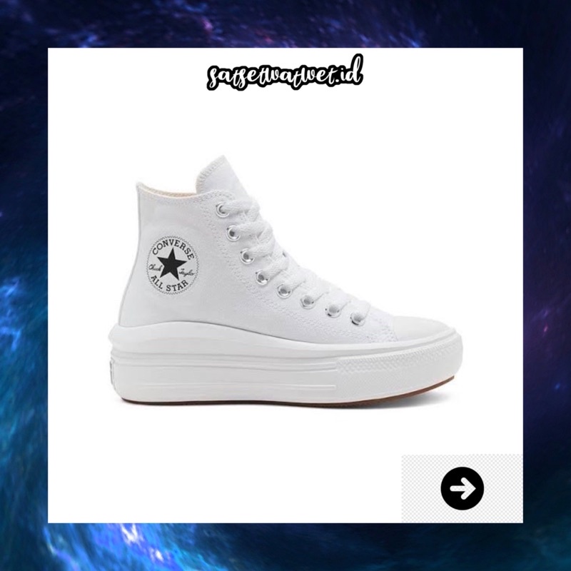 Converse Chuck Taylor Plataforma De Arquivo De Movimento Alto Full ...