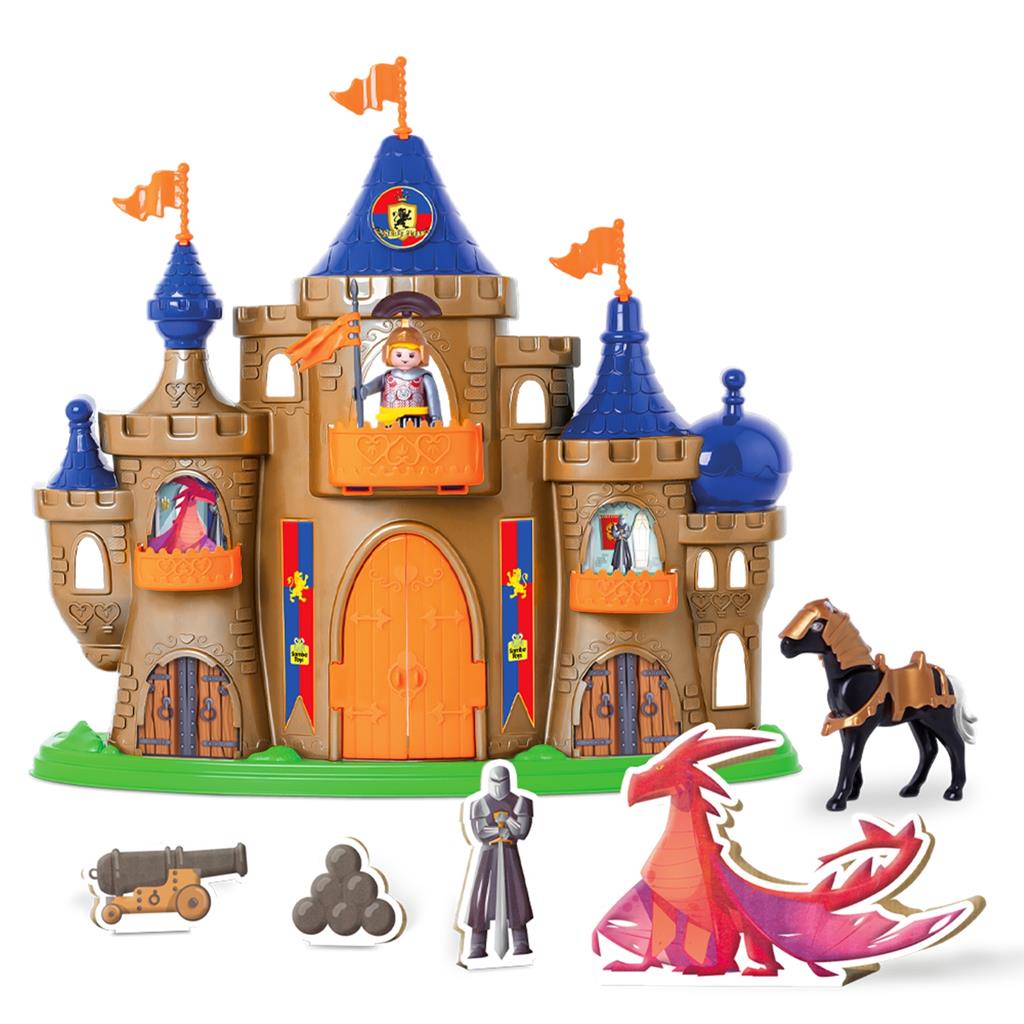 Brinquedo Castelo Medieval Com Boneco E Acessorios Meninos - Samba Toys ...