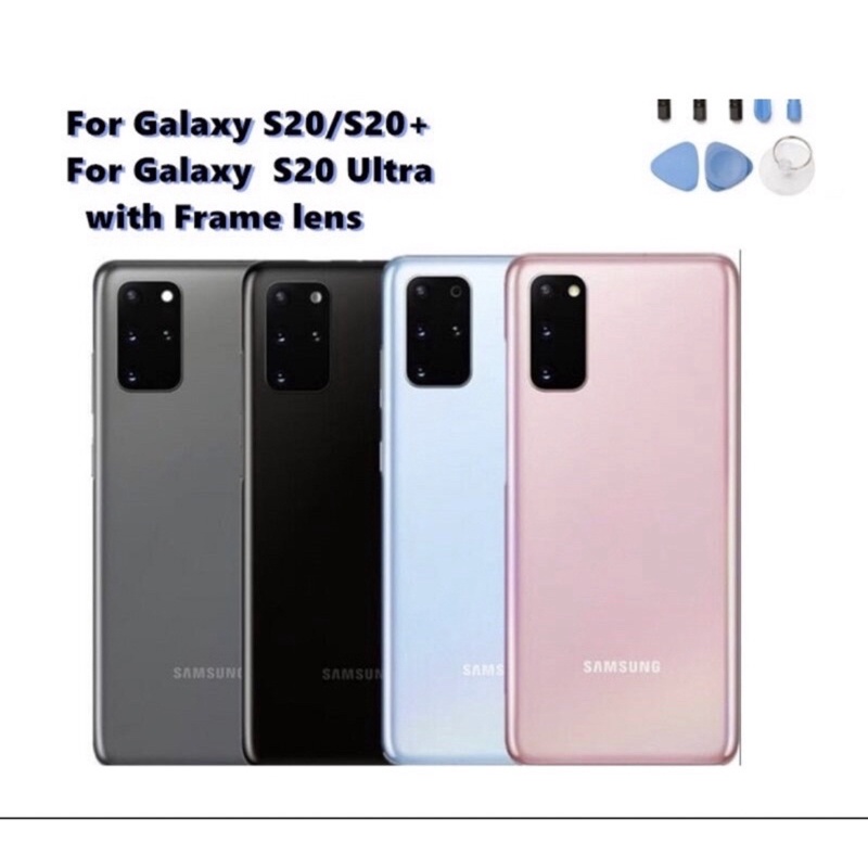 Tampa traseira GALAxy Samsung s20, s20 plus, s20 ultra, original com lente | Shopee Brasil