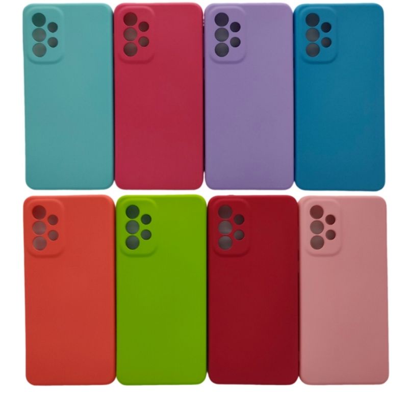 Capa Capinha Silicone Aveludado Samsung Galaxy A02 A12 A22 A32 4G A52 A72 A13 A23 A33 A53 5G M02 ...