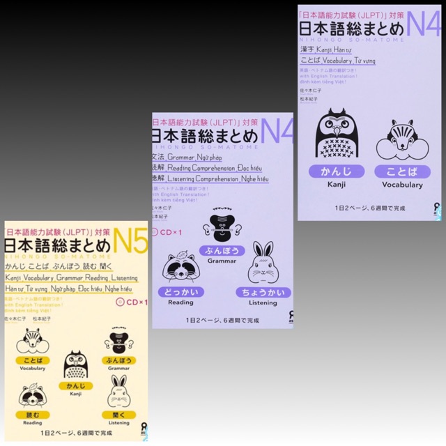Sou Matome JLPT N5 N4 Livro Didático de Japonês | Shopee Brasil