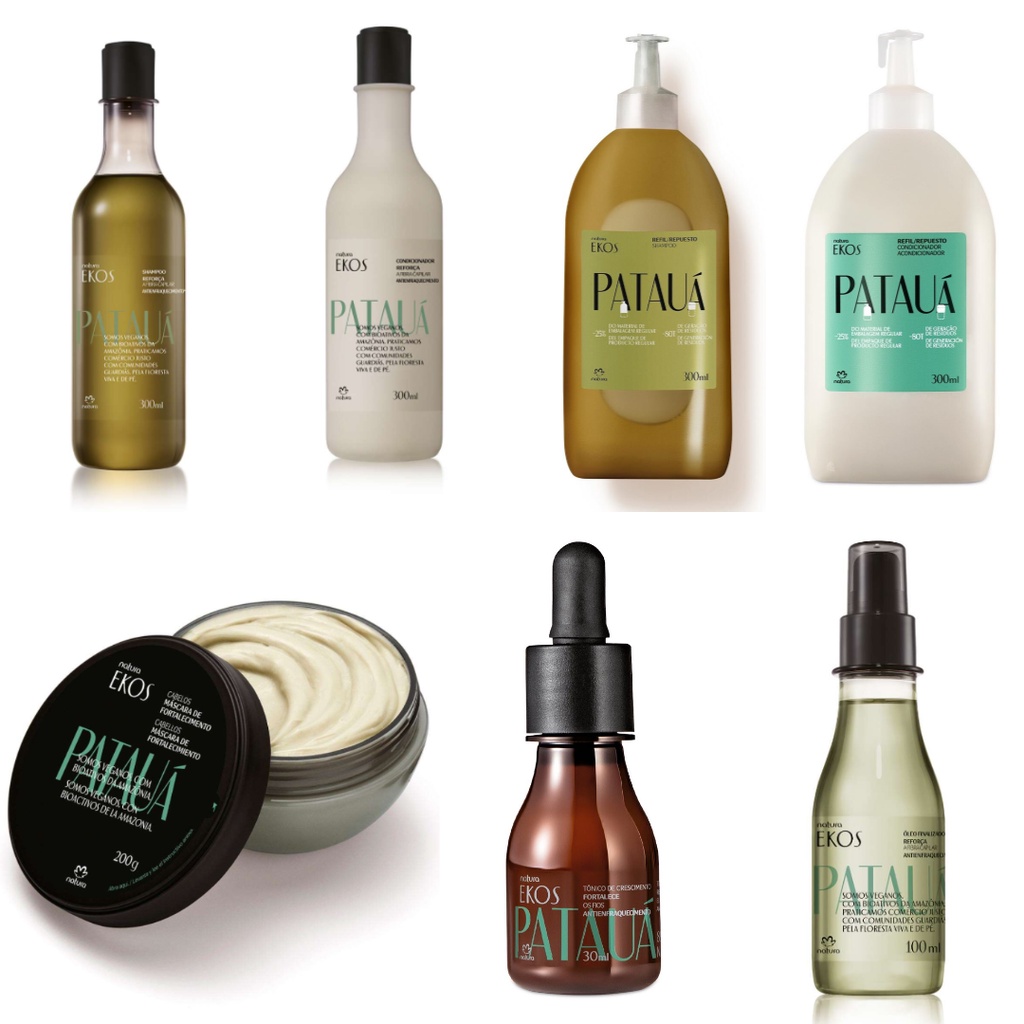 Linha Capilar Ekos Patauá Natura - Shampoo, Condicionador, Refil ...