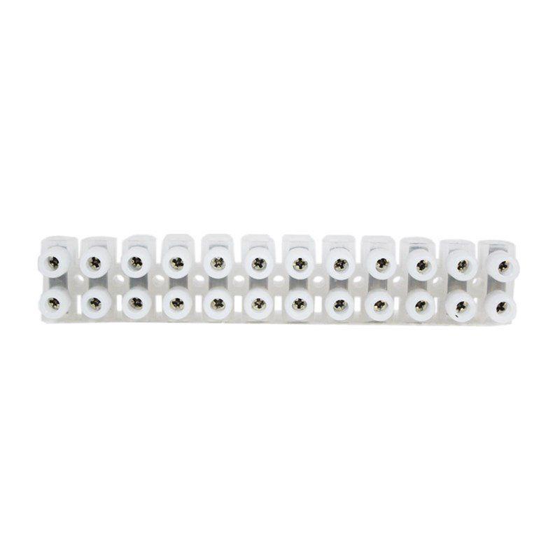 CONECTOR EM BARRA 6MM 6AMP C/ 12 BORNES | Shopee Brasil