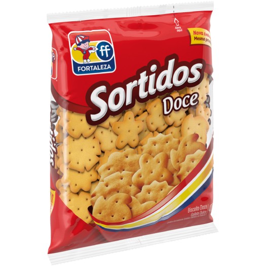 Biscoito Sortidos Fortaleza Doce 400g - Kit 3 | Shopee Brasil
