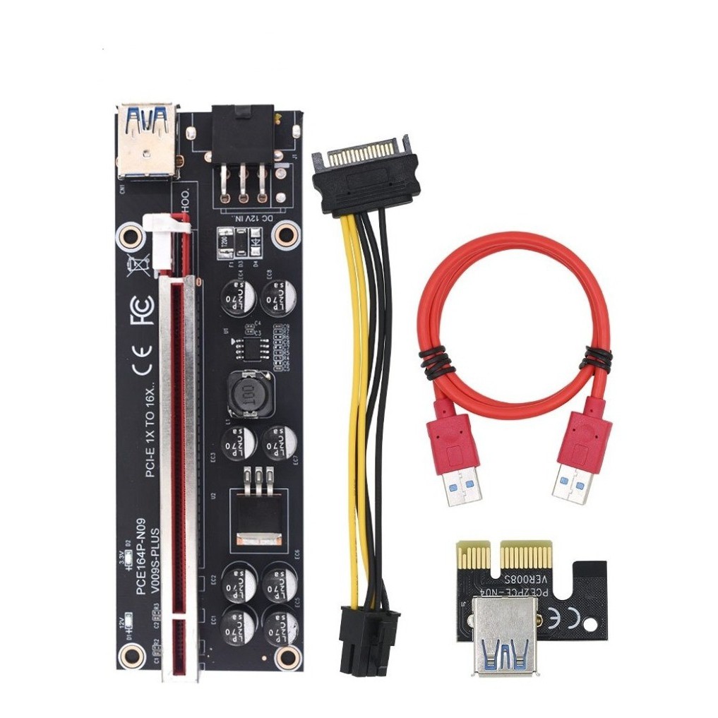 kit 3 Riser 1x para 16x V009S-Plus 8 Capacitores | Shopee Brasil