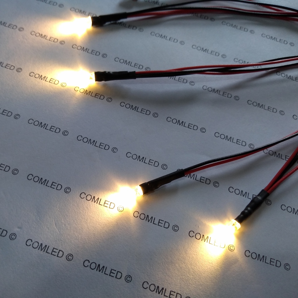 Kit 4 Mini Lâmpada Led Branco ou Colorido Luz Miniatura, Pronto Fácil ...