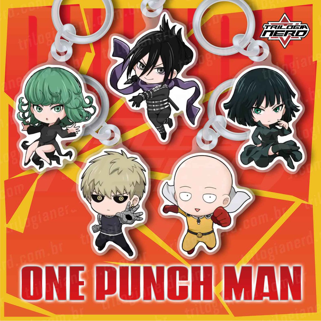 Chaveiros One Punch Man - One Punch Man Keychain | Shopee Brasil