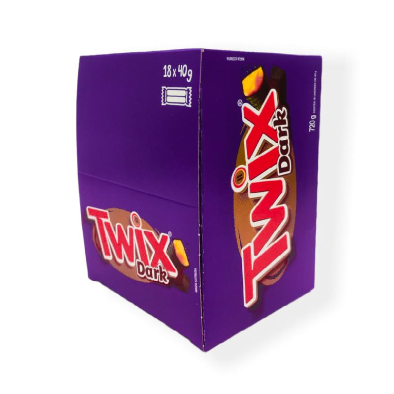 Chocolate Twix Dark 40g c/18un - Mars | Shopee Brasil