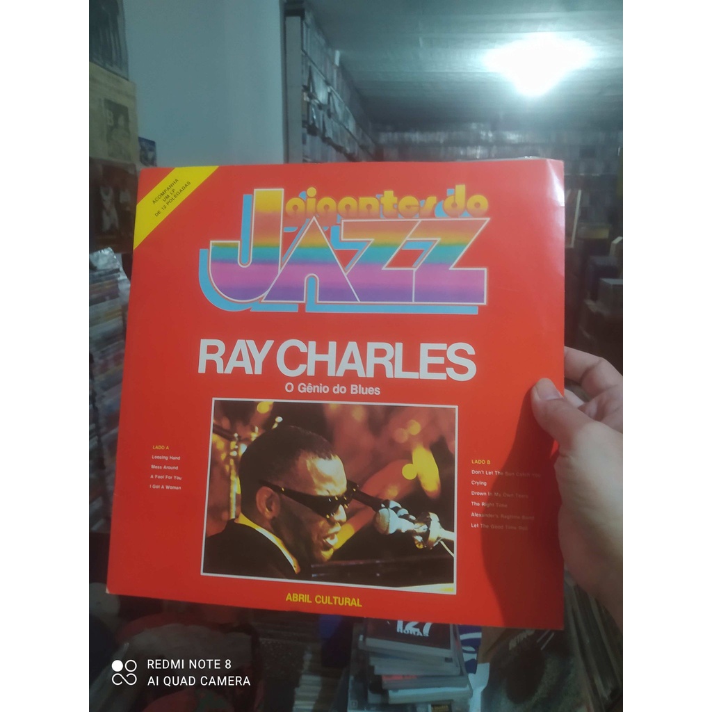 lp ray charles -coleção gigantes do jazz | Shopee Brasil