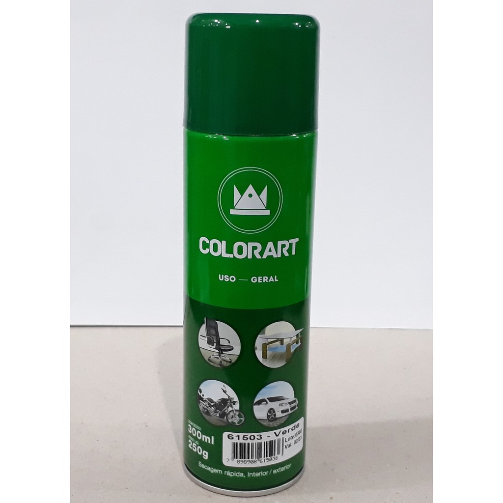 Spray Verde Colorart | Shopee Brasil