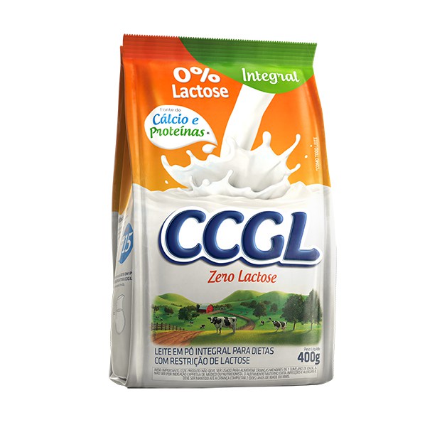 Leite em Pó Integral Zero Lactose ccgl 400g | Shopee Brasil