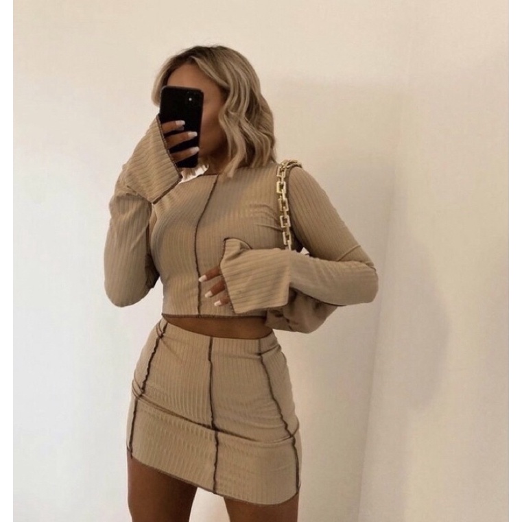 conjunto moda gringa | Shopee Brasil