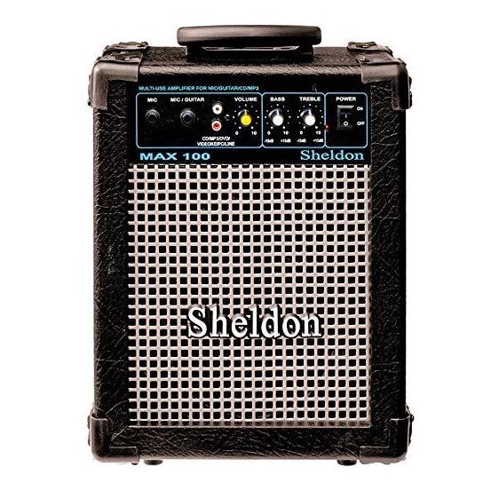 Caixa Multiuso Amplificada Sheldon Max 100 15w rms | Shopee Brasil
