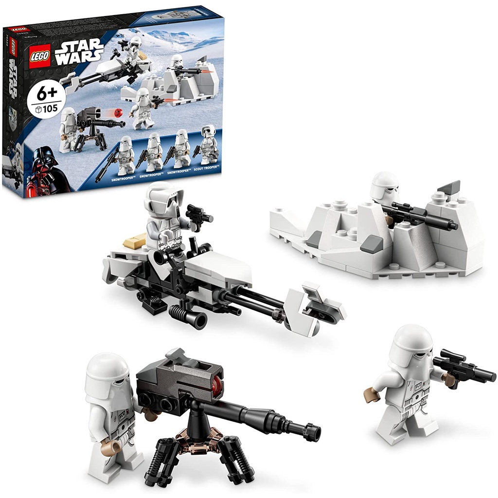 Lego 75320 Star Wars - Pack de Batalha Snowtrooper | Shopee Brasil