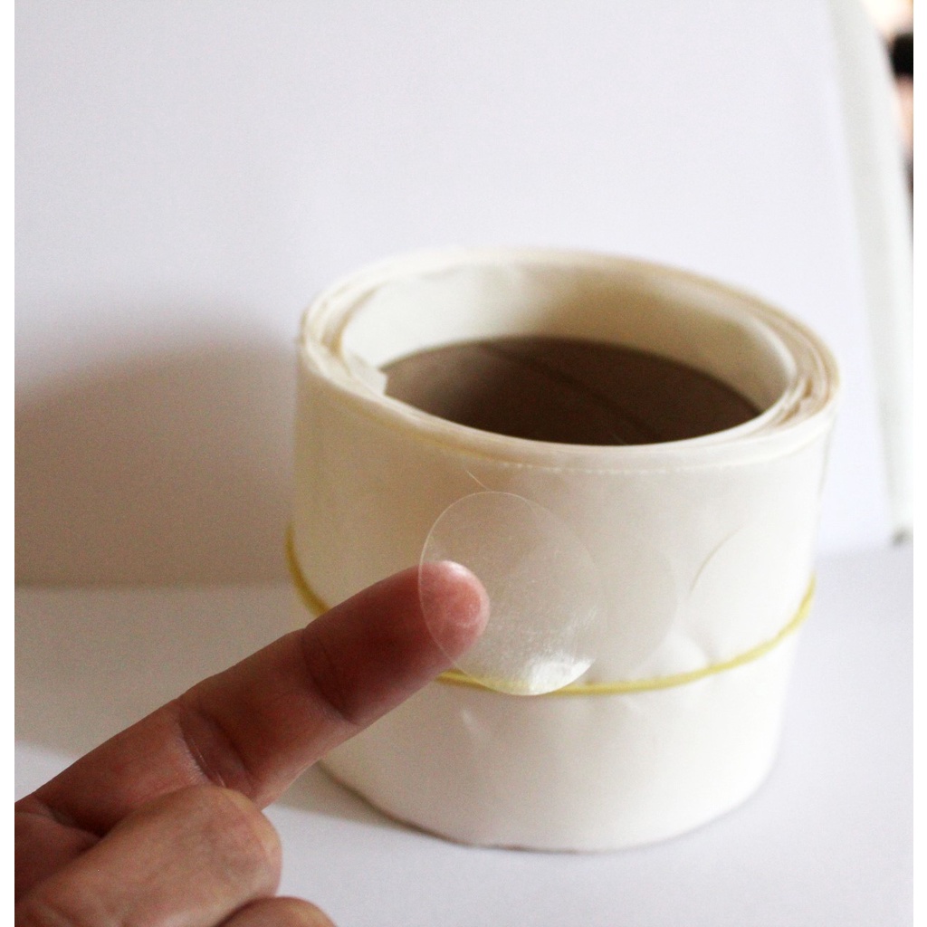 Etiqueta Adesiva Redonda Transparente 3 Cm C/3000 Unidades | Shopee Brasil