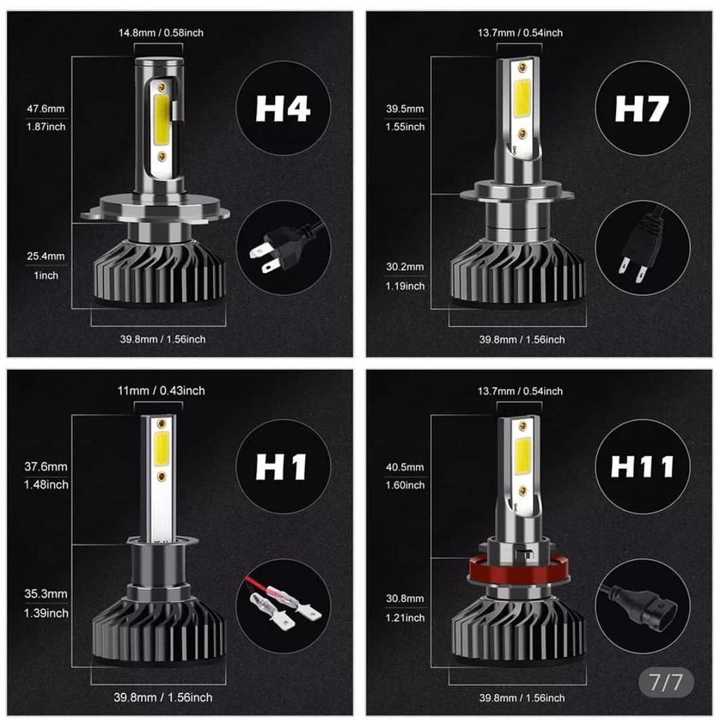 Lampada automotiva farol Infitary led H7 | Shopee Brasil