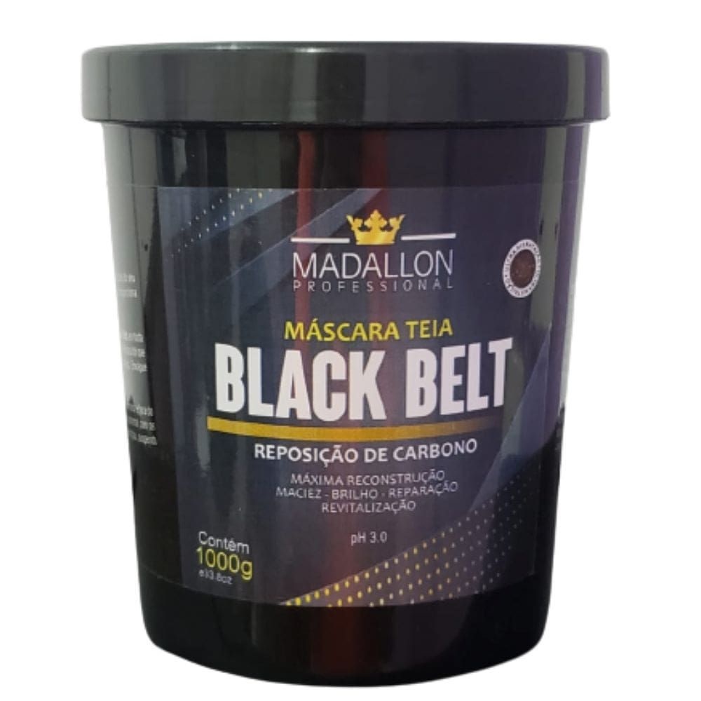 Máscara Efeito Teia Black Belt 1kg Madallon | Shopee Brasil