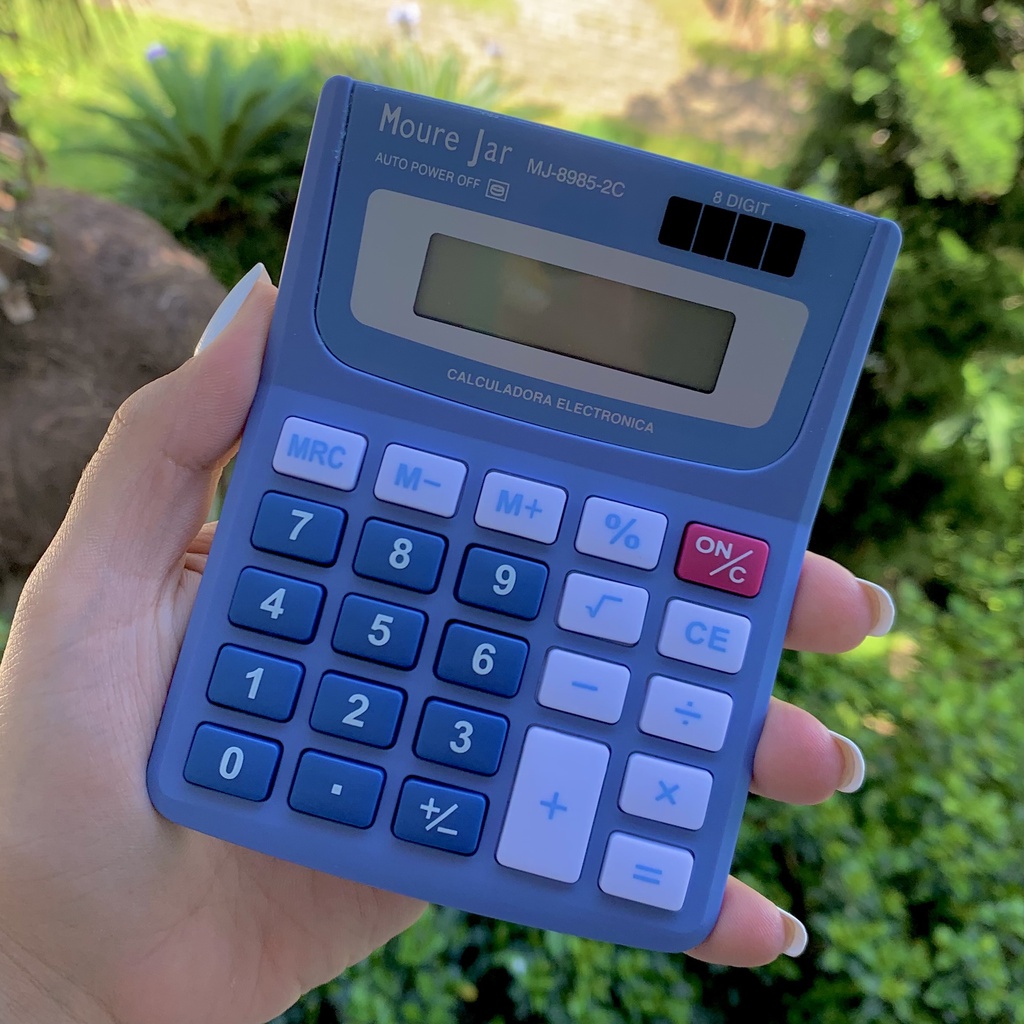 CALCULADORA AZUL | Shopee Brasil