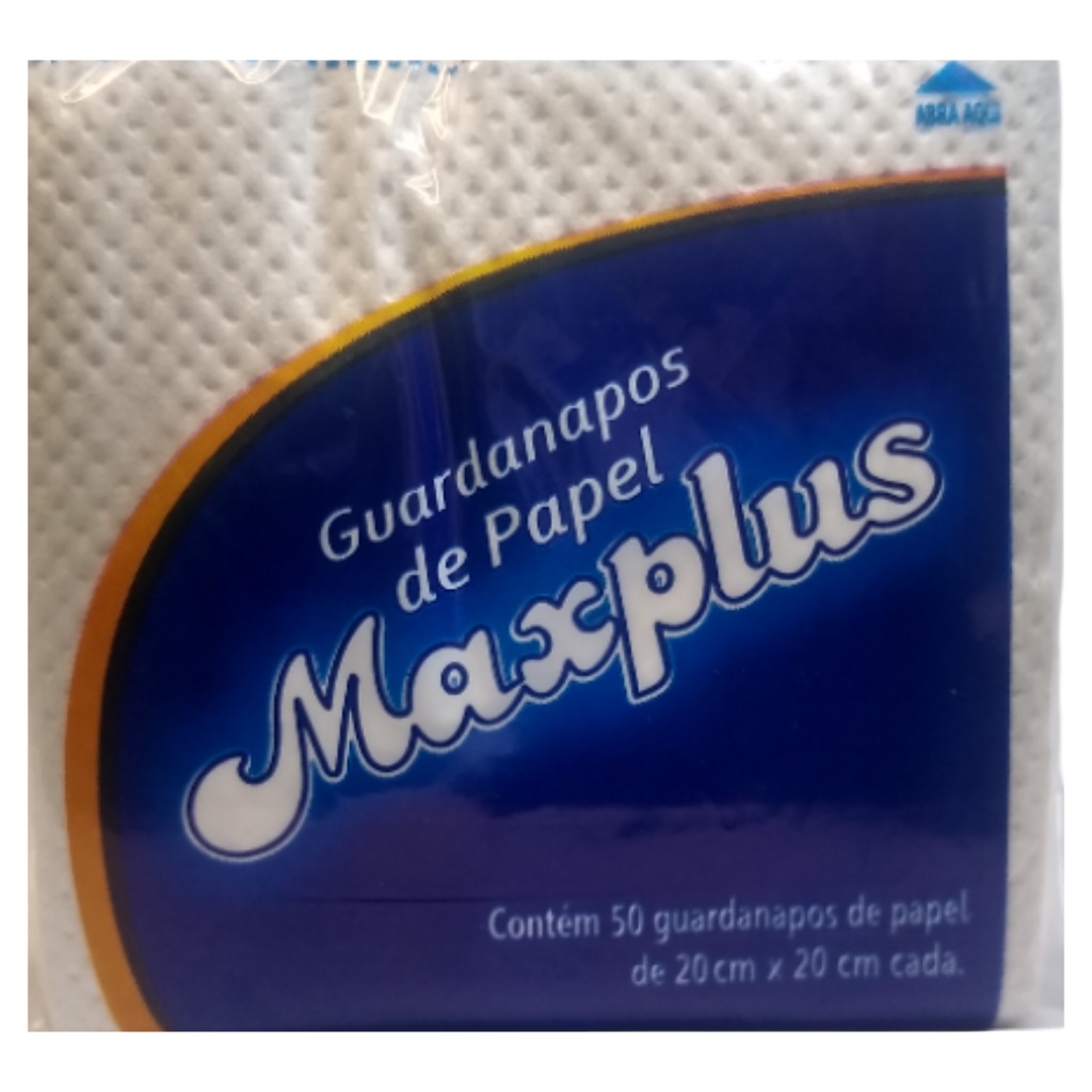 Guardanapo De Papel Simples 20x20Cm 500 Unidades - Maxplus | Shopee Brasil
