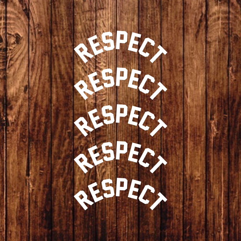 Kit 5 Adesivos Respect Para Vidro Traseiro | Shopee Brasil