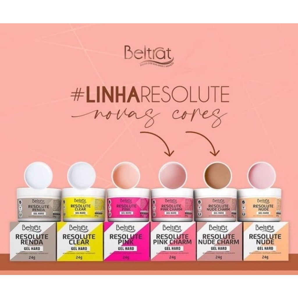 Gel Resolute Pink Charm Beltrat 24g | Shopee Brasil