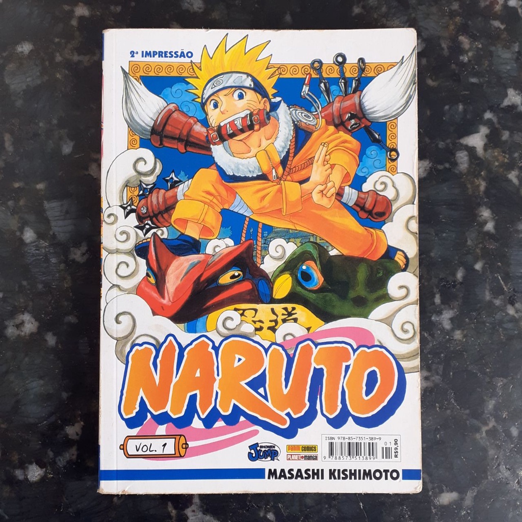 Naruto Vol. 1 - Papel Jornal - 2ª Impressão - Panini Comics | Shopee Brasil