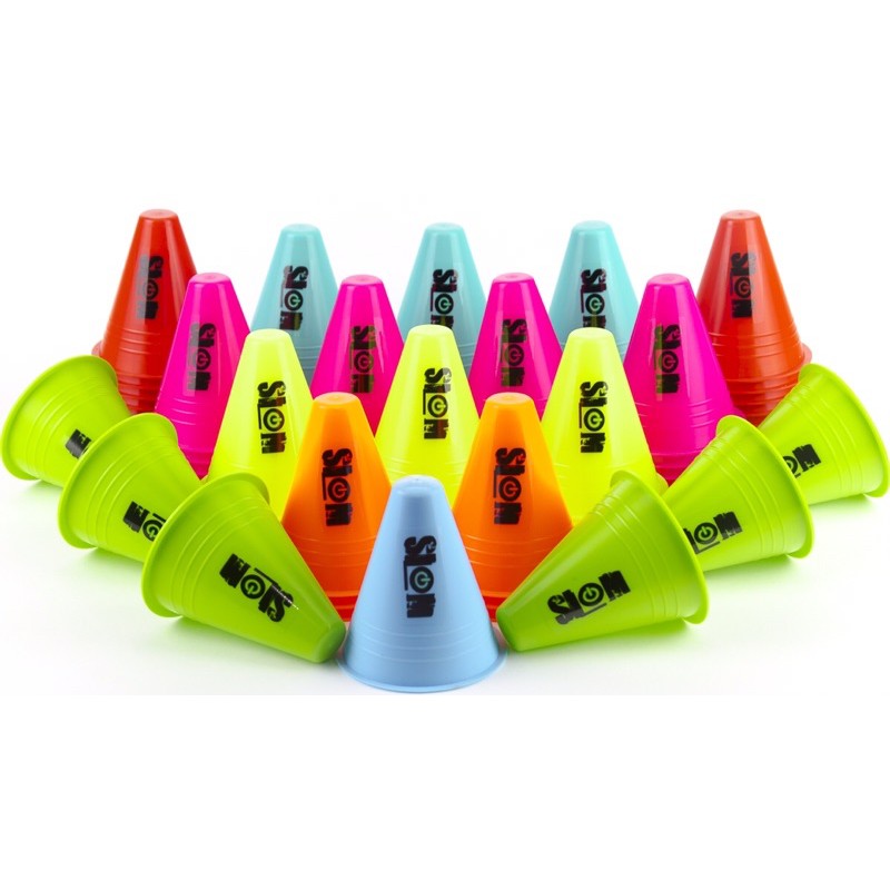 cones para slalom PowerSlom , kit com 20 unidades , cones para treino ...