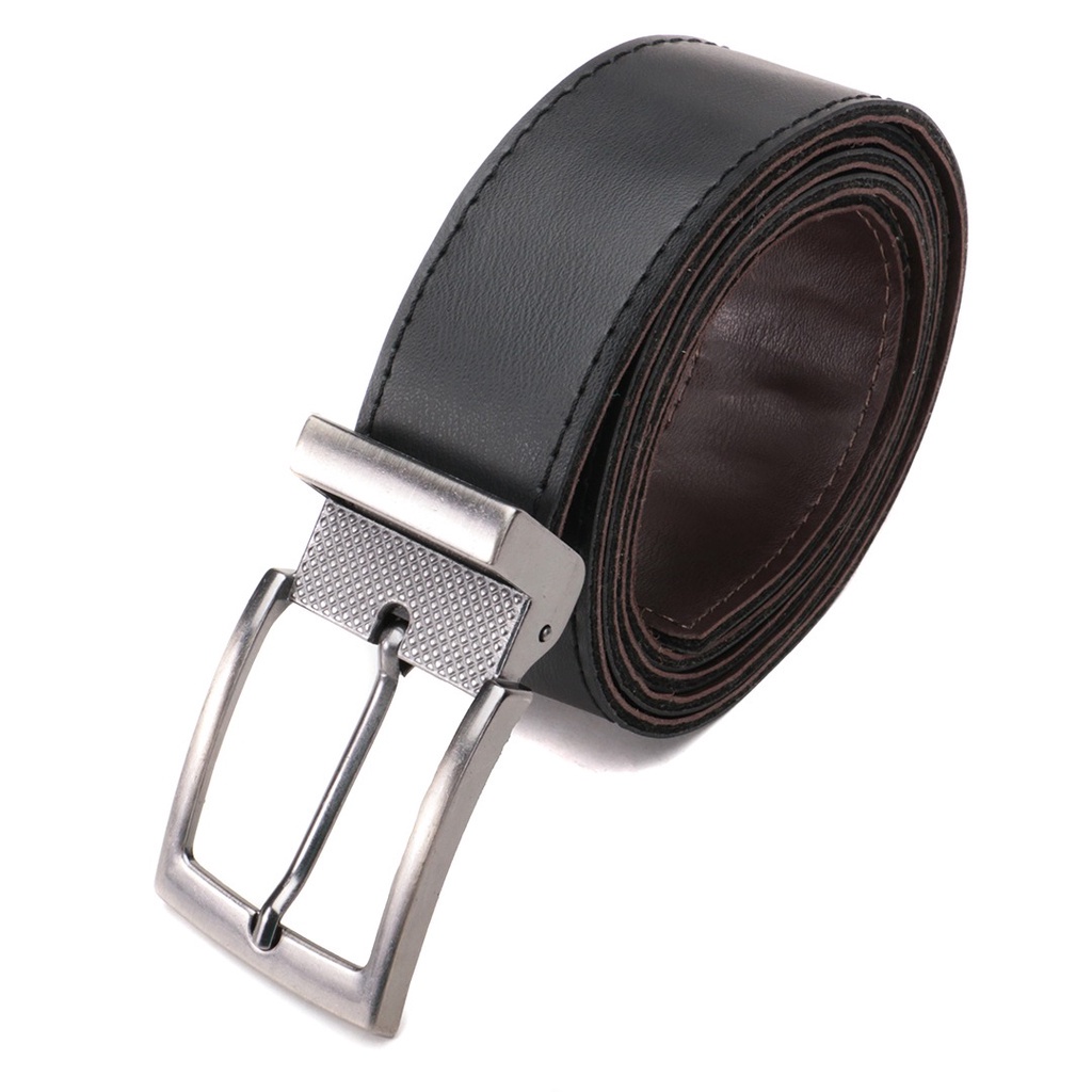 Cinto masculino dupla face para homem elegante - Escorrega o Preço