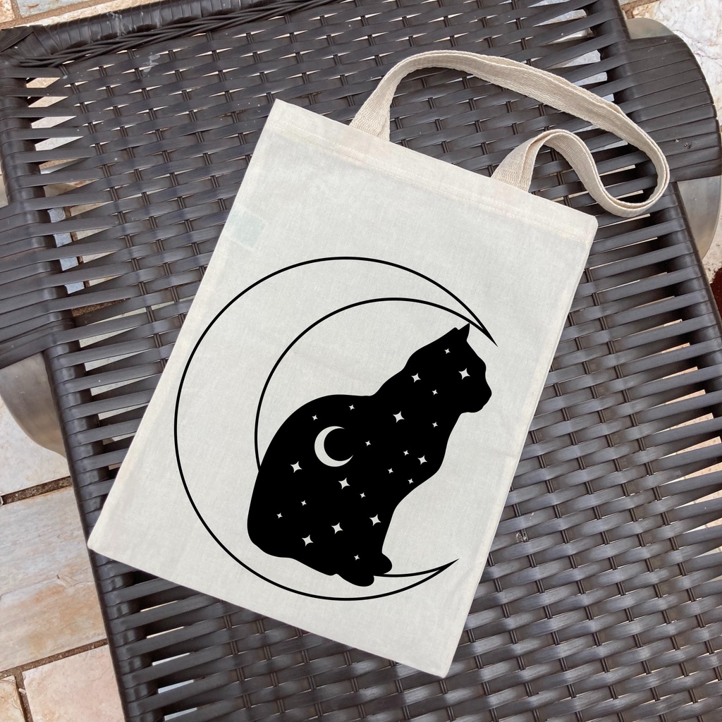 Ecobag Moon Cat | Shopee Brasil