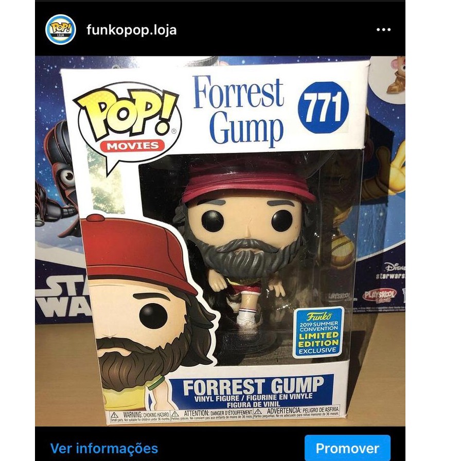 Funko Pop! Forrest Gump Beard 771 Limited Edition Original | Shopee Brasil