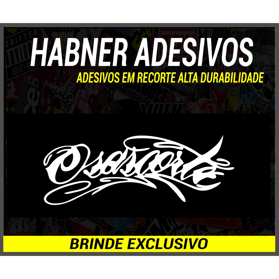 Adesivo Osascorte (15x6cm) | Shopee Brasil