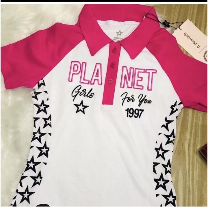 POLO PLANET GIRLS - COLEÇÃO 2022 BRANCO | Shopee Brasil