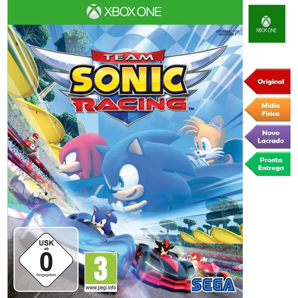 Team Sonic Racing - XBOX ONE - NOVO E LACRADO! | Shopee Brasil