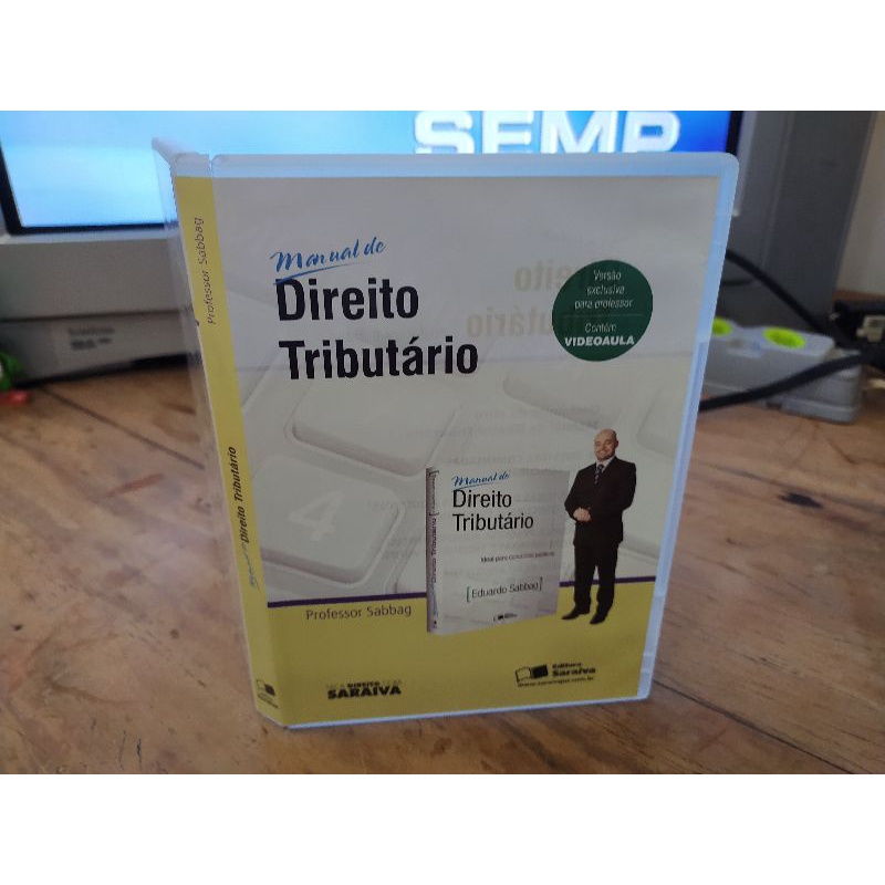 DVD Manual De Direito Tributário Eduardo Sabbag original usado | Shopee ...