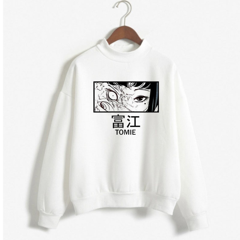 Moletom Gola Redonda Tomie Junji Ito Mangá Horror Scary Face | Shopee ...