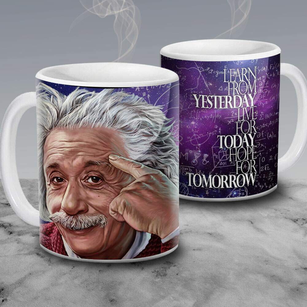 Caneca Albert Einstein | Shopee Brasil