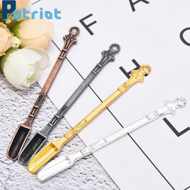 1PCS Mini Colher De Aço Inoxidável Ouro Agite , Sabor Cheiro Sniffer ...