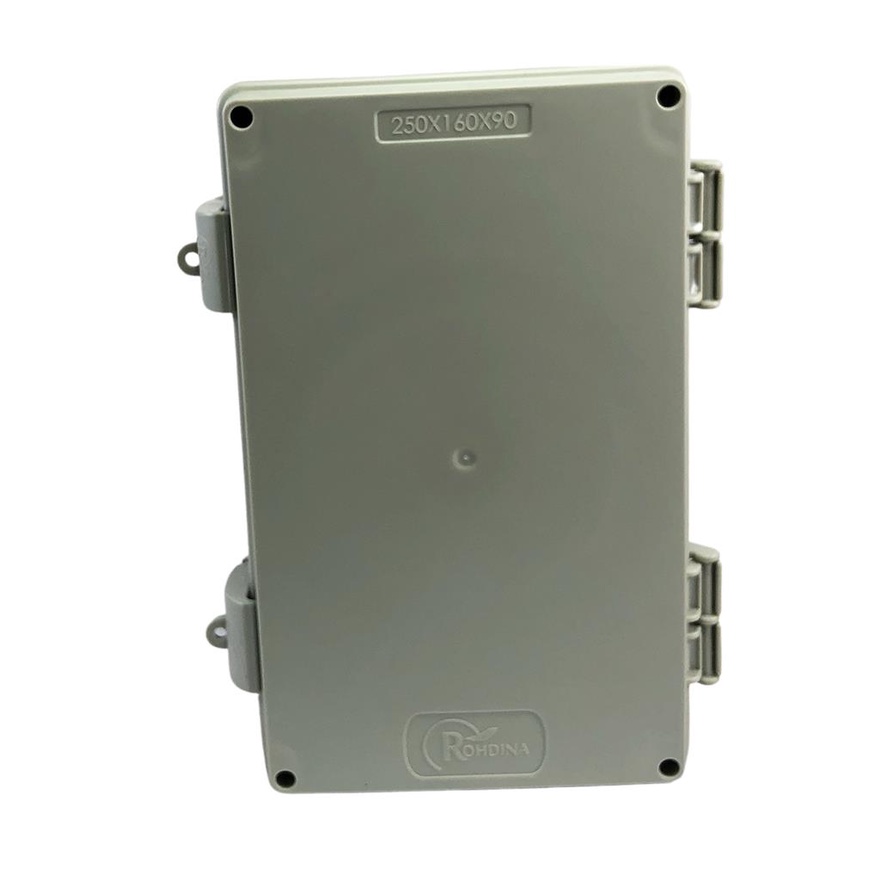 Caixa Painel Eletrico Quadro Comando Pvc 250x160x90mm Cinza | Shopee Brasil