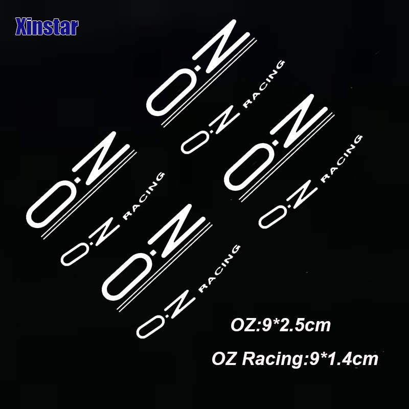 8pcs OZ Racing Wheel Sticker For OZ Rally Racing Wheels Spoke Stickers ...