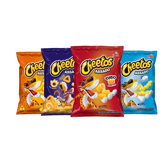 4 cheetos Elma Chips Envio Já Sortidos 33g | Shopee Brasil