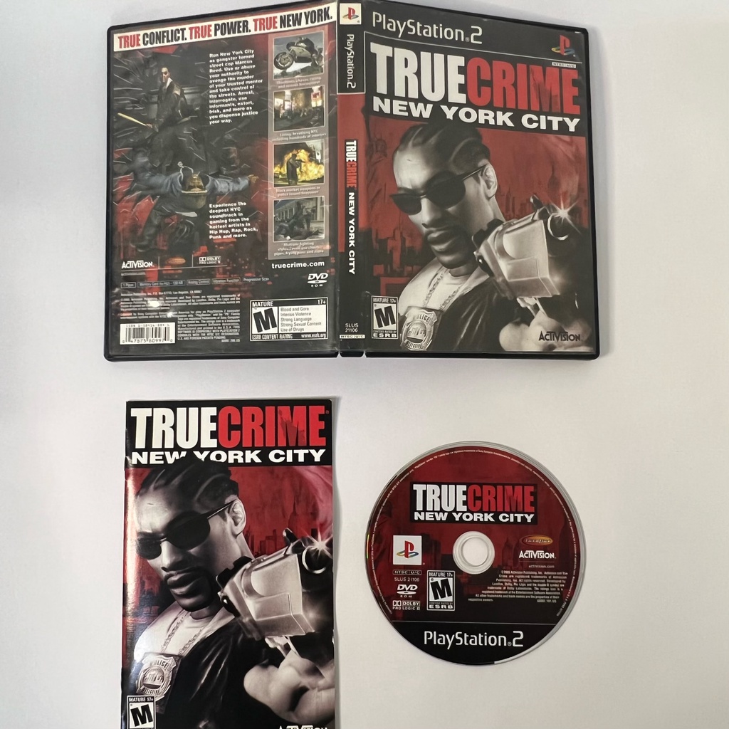 Jogo para PS2 True Crime New York City Original Mídia Física | Shopee ...