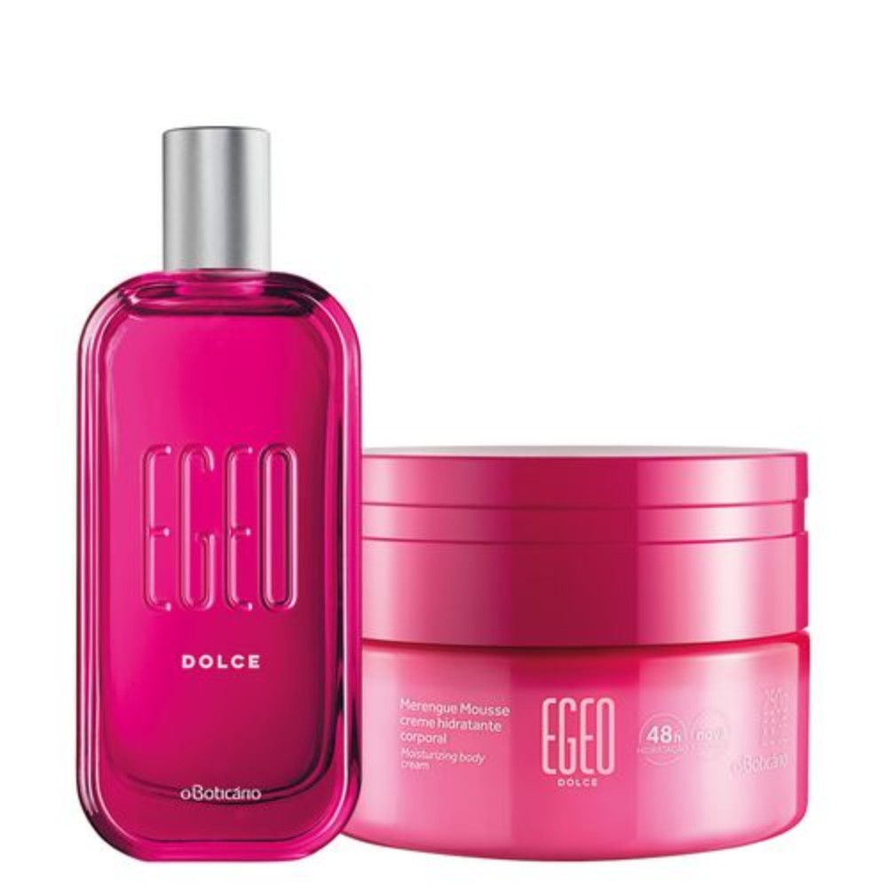 Kit Egeo Dolce Boticário - Colônia 90ml + mousse Merengue 250g | Shopee ...