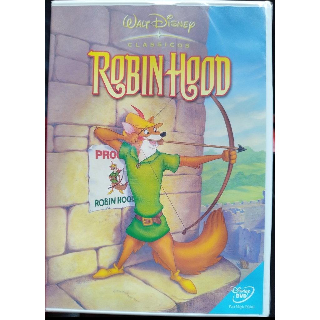 Dvd Robin Hood ( Disney Classic) original Novo Lacrado raríssimo ...