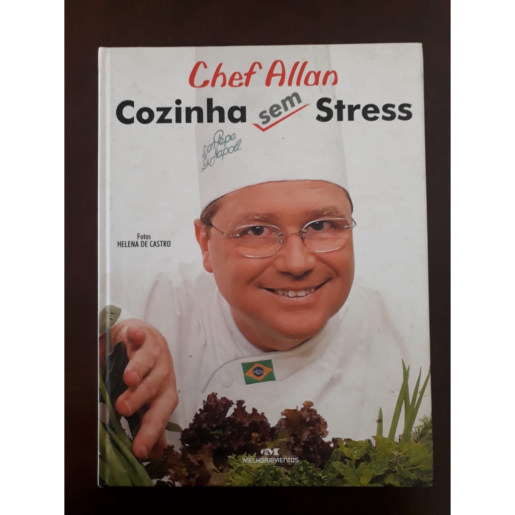 Livro - Cozinha sem Stress - Chef Allan (usado) | Shopee Brasil