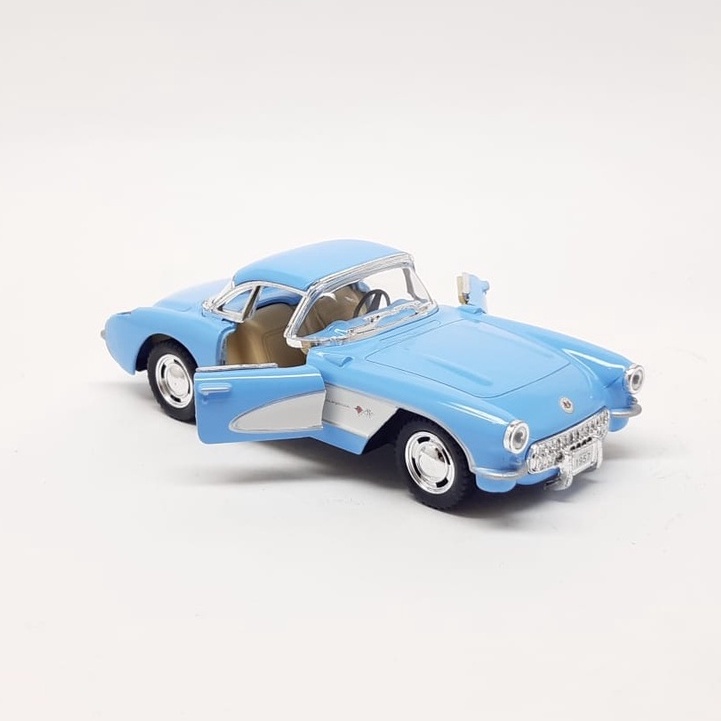 Miniatura Chevrolet Corvette 1957 Escala 1/34 Metal Fricção | Shopee Brasil