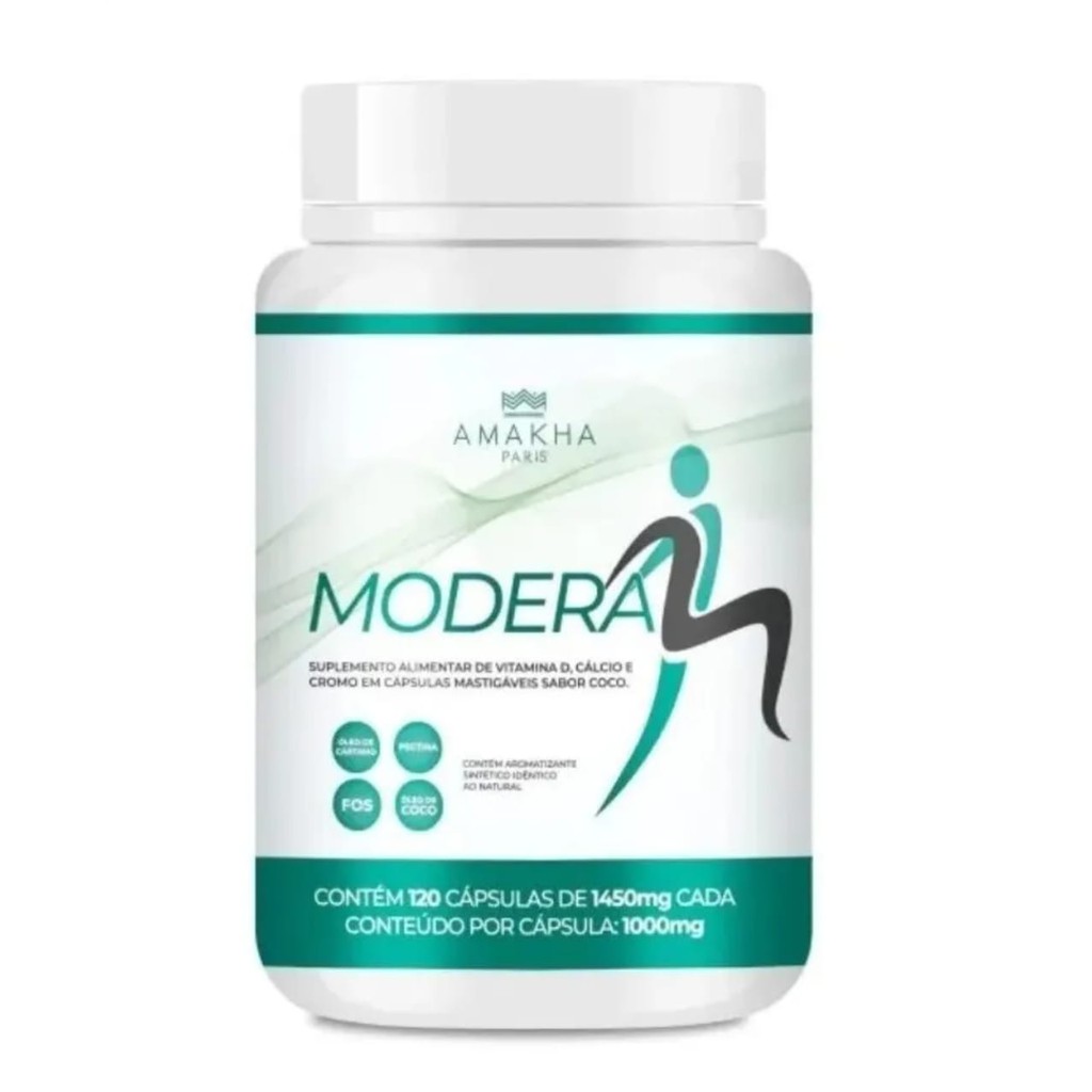Modera - 120 Cápsulas Suplemento Alimentar Amakha Paris | Shopee Brasil
