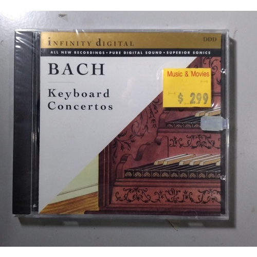 Johann Sebastian Bach - Cd Keyboard Concertos - Novo 1994 | Shopee Brasil