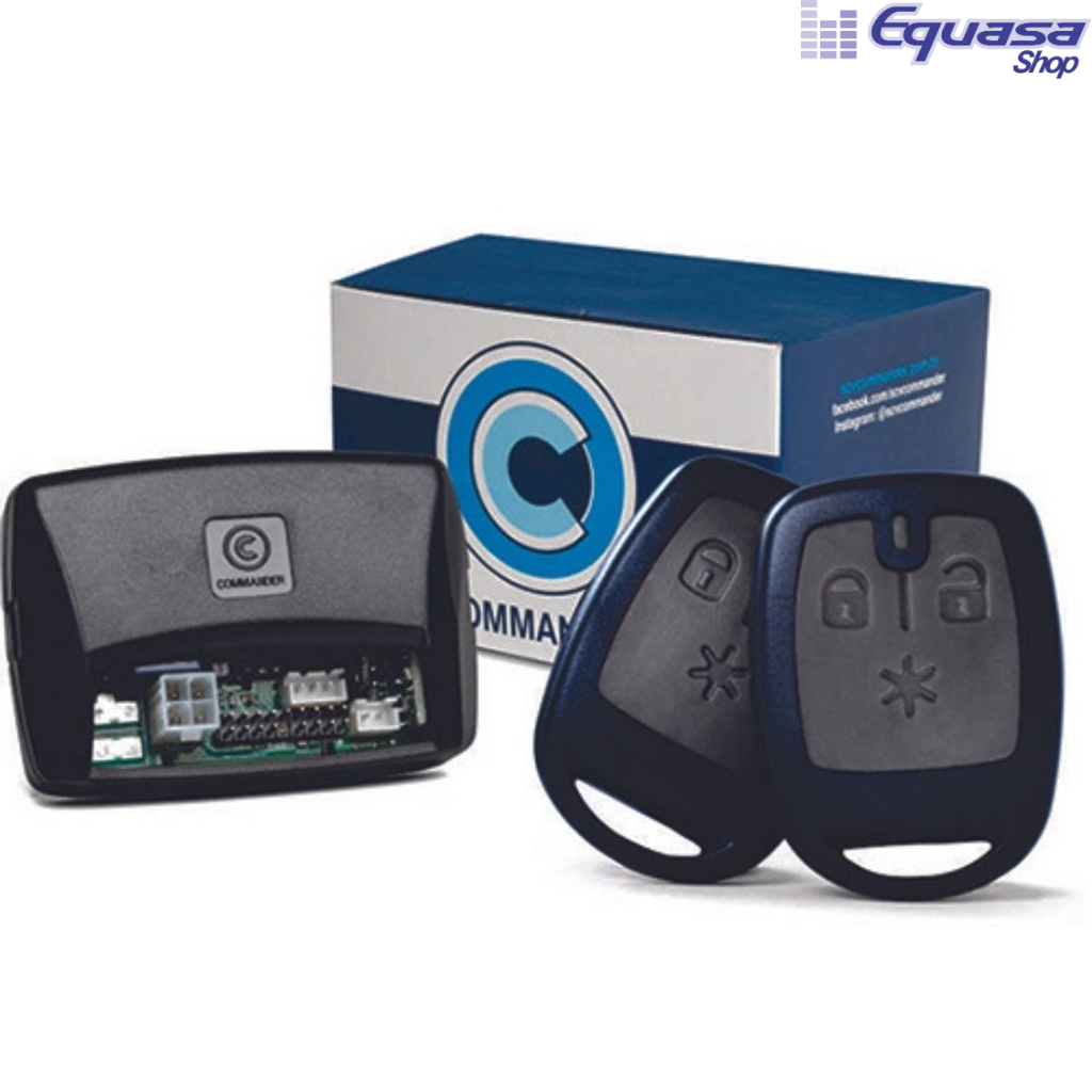 Alarme Automotivo Carro Completo com Função Keyless AL700 Commander ...